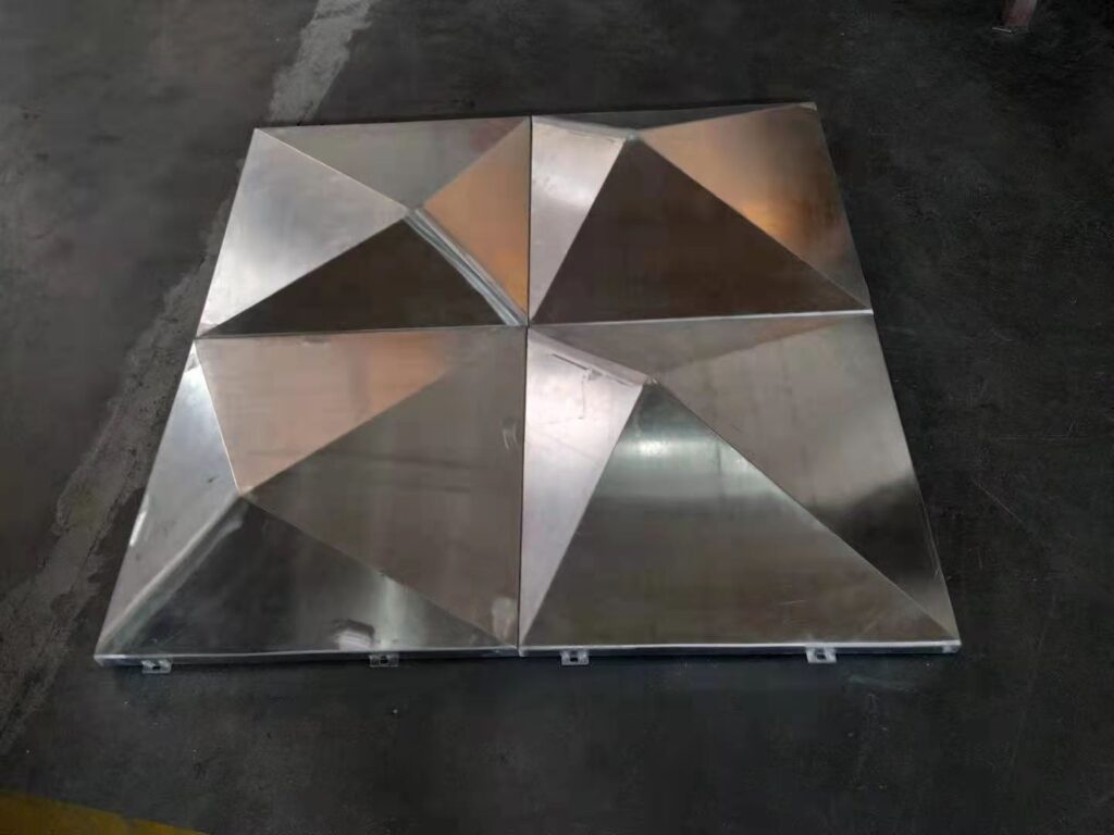 Triangle shape aluminium cladding panel – Alco International Co., Ltd.