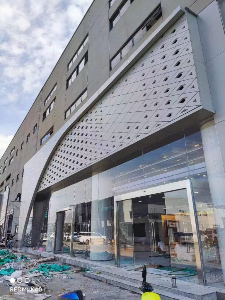 Aluminium Solid panel wall project – Alco International Co., Ltd.